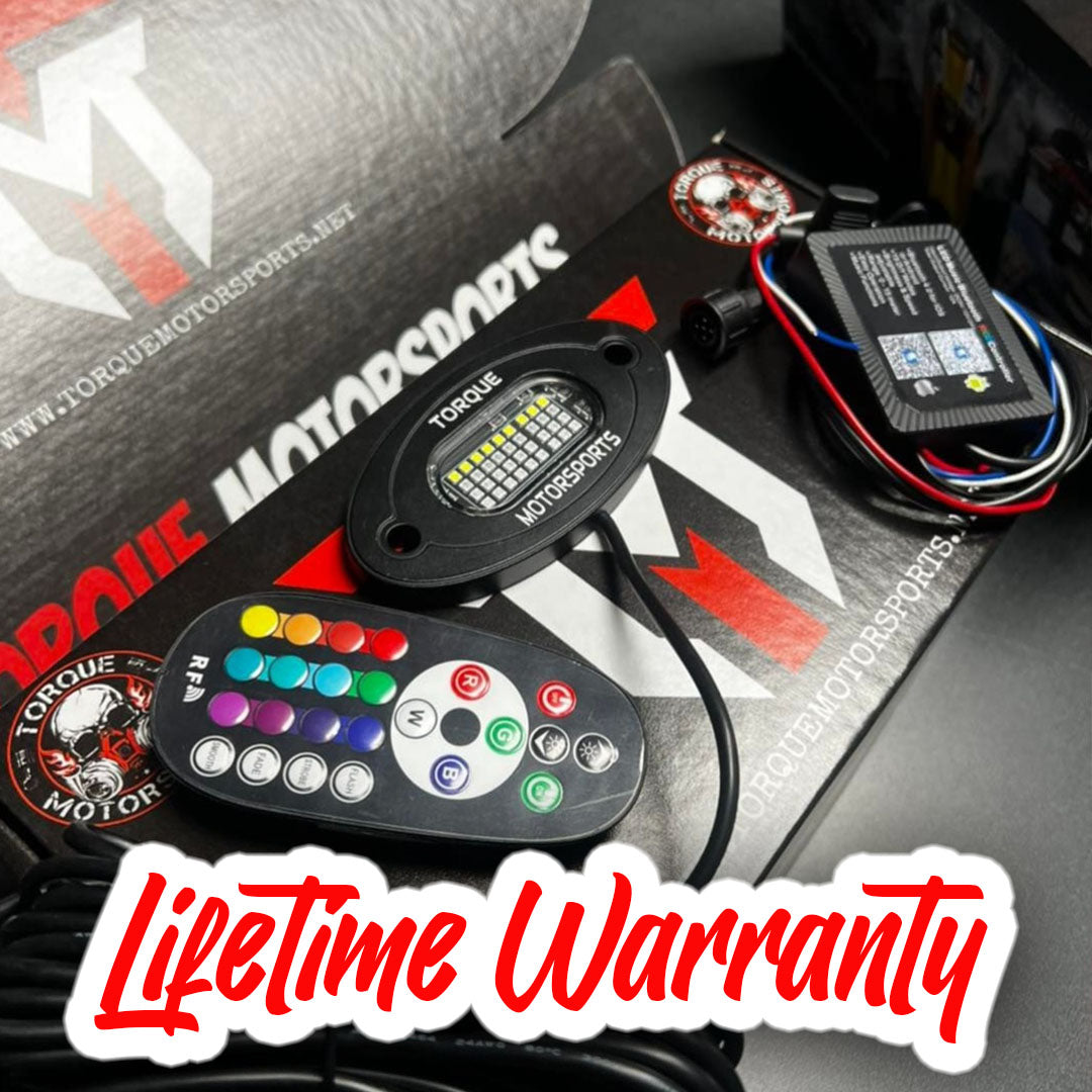 12pc RGBW 24 Led Rock Lights – Torque Supply Co