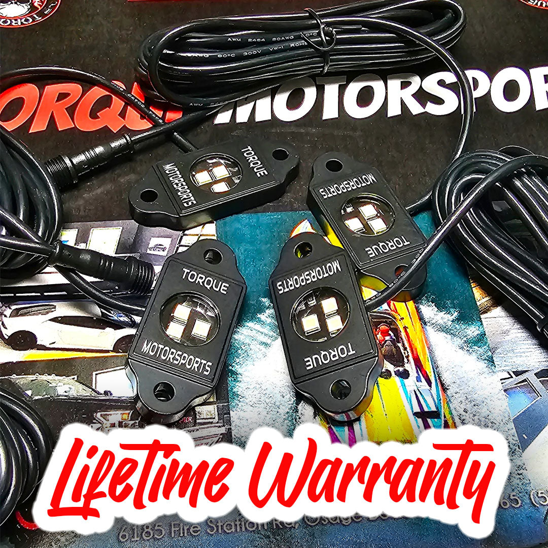 SUPER BRIGHT Pure White 3 Led Rock Lights – Torque Supply Co